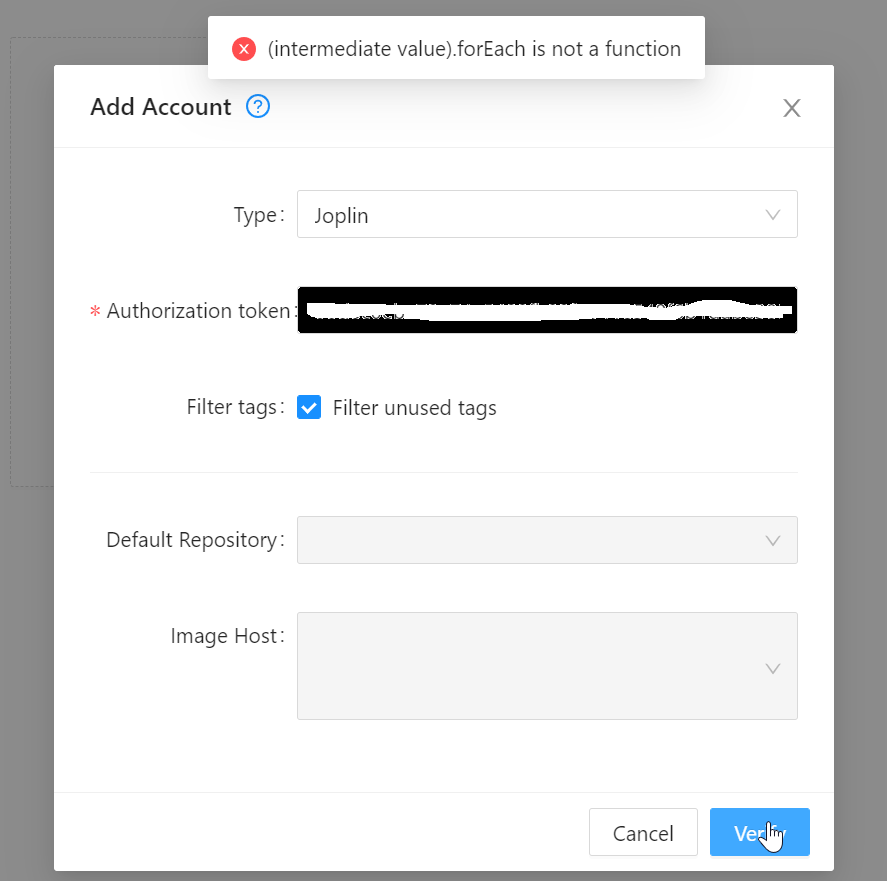 Joplin 1.4.18 failing · Issue #626 · webclipper/web-clipper · GitHub