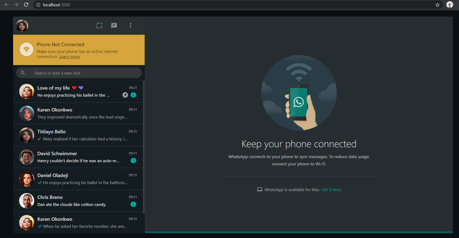 GitHub - sanjeevkumarray/whatsapp-web-clone