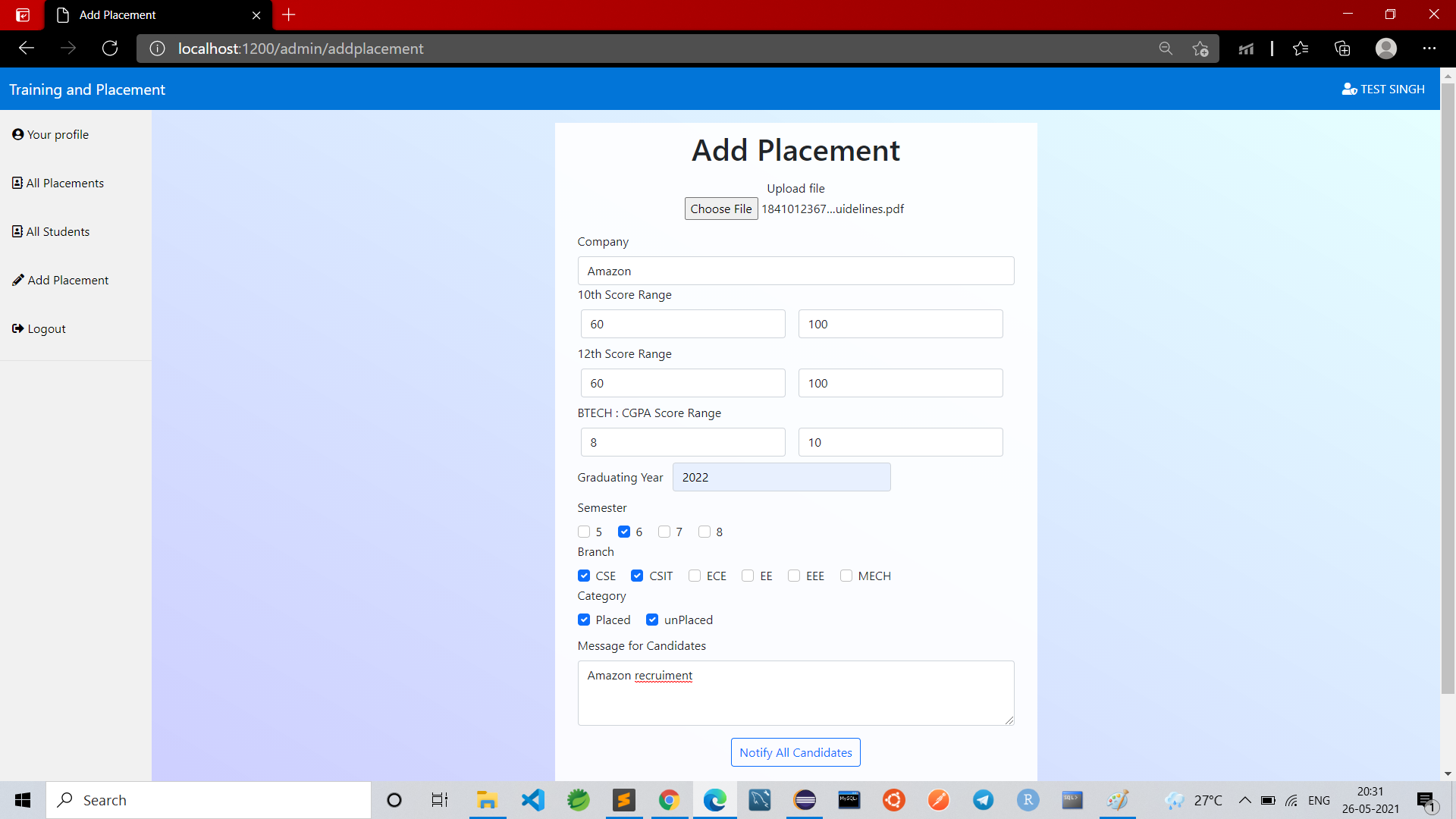 GitHub - ash0202/SOA-T-P-Management