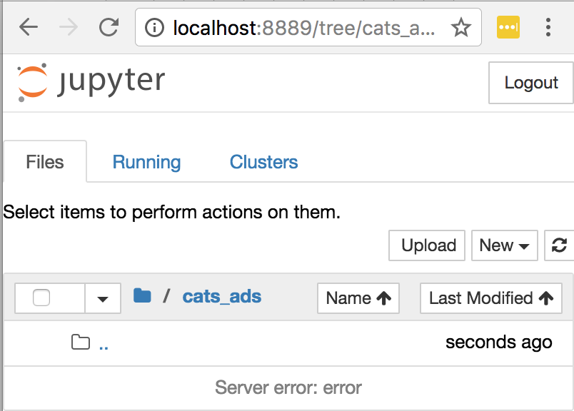 Directory names that end with "_ads" raise "Server error: error ...
