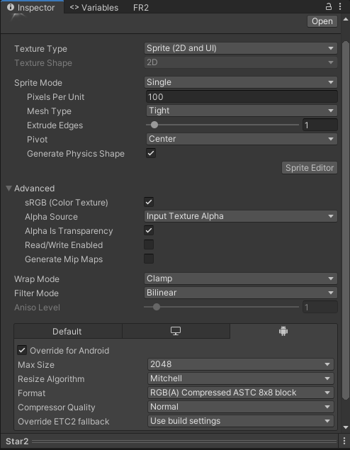 Particles not visible in android build on some devices. Universal ...