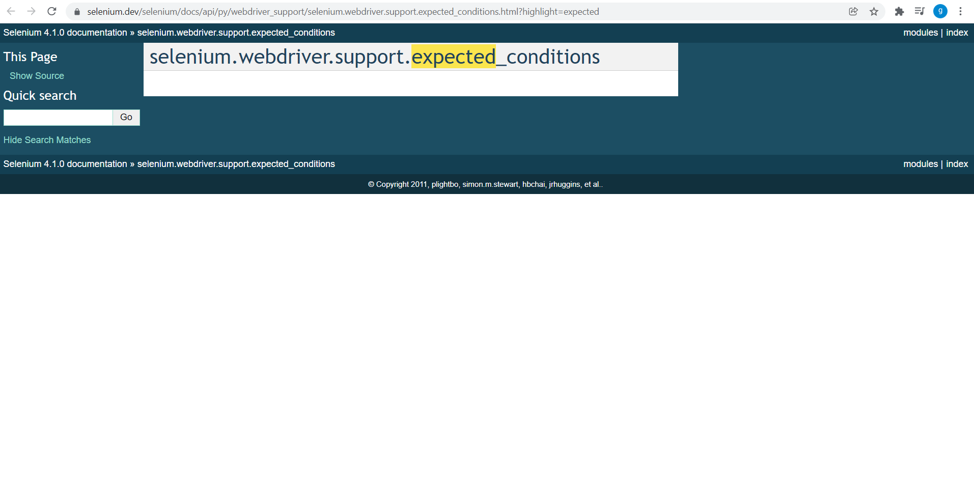 https://www.selenium.dev/selenium/docs/api/py/webdriver_support/selenium.webdriver.support ...