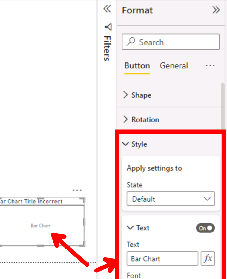 Button text property incorrect setting · Issue #104 · MicrosoftLearning/PL-300-Microsoft-Power ...