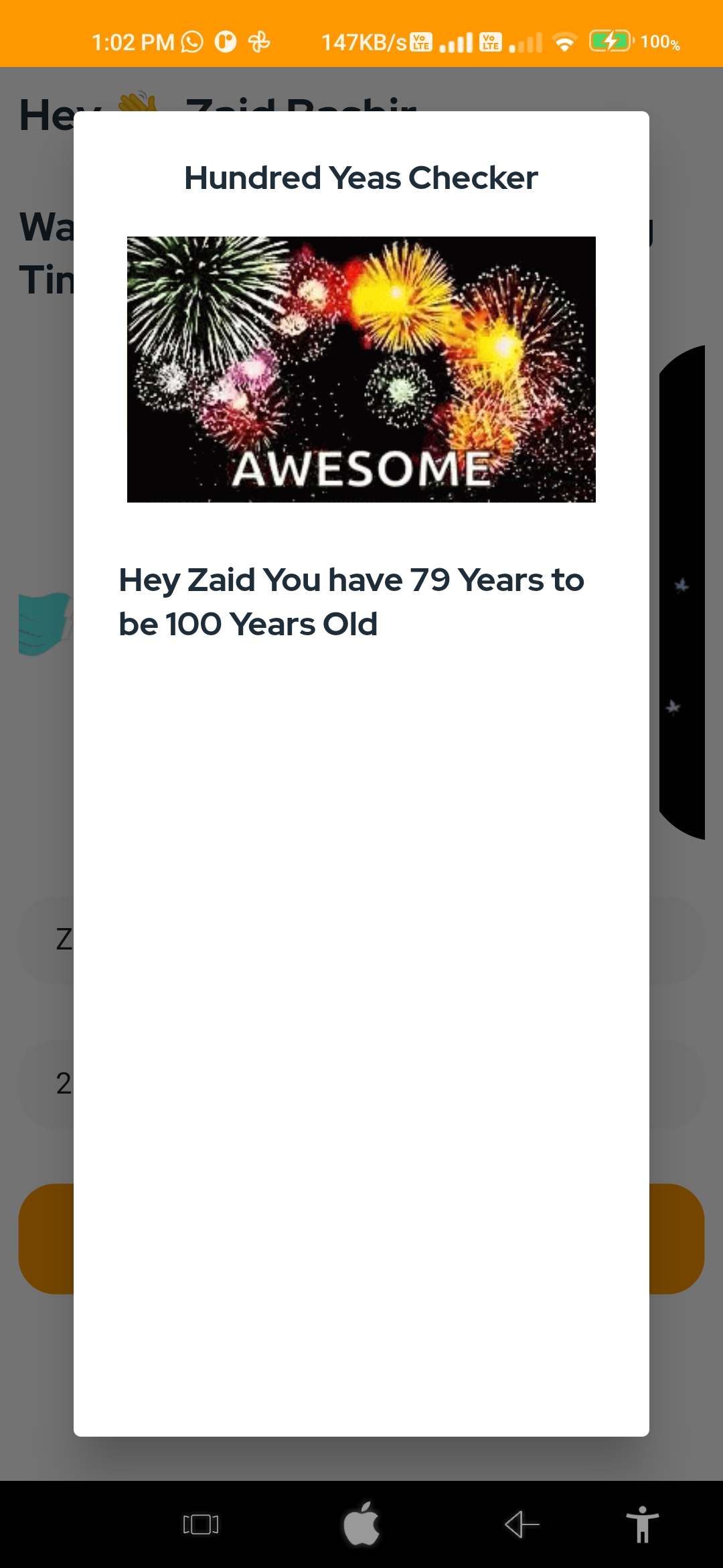 GitHub - zaid-bashir/hundredyearschecker