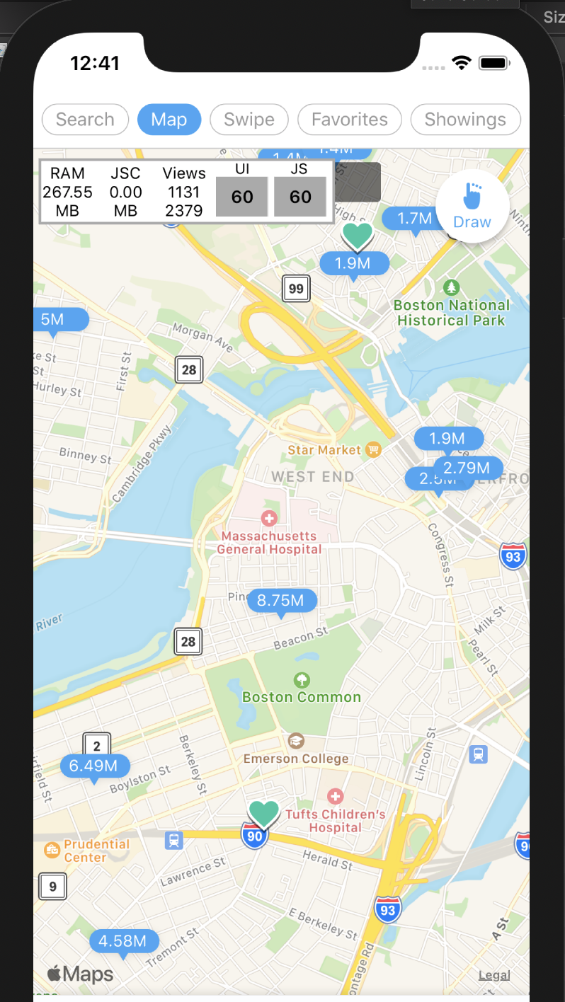 On iOS, GoogleMaps GOOGLE_PROVIDER map jank when switching on its tab · Issue #3628 · react ...