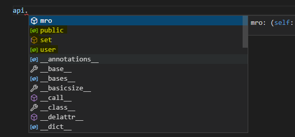 Support Hiding Certain Class Methods From Intellisense · Issue 2972 · Microsoftpylance Release