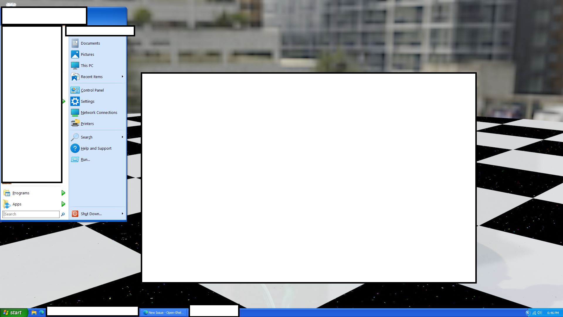 Menu opens halfway up my monitor unless a window is open · Issue #926 ...