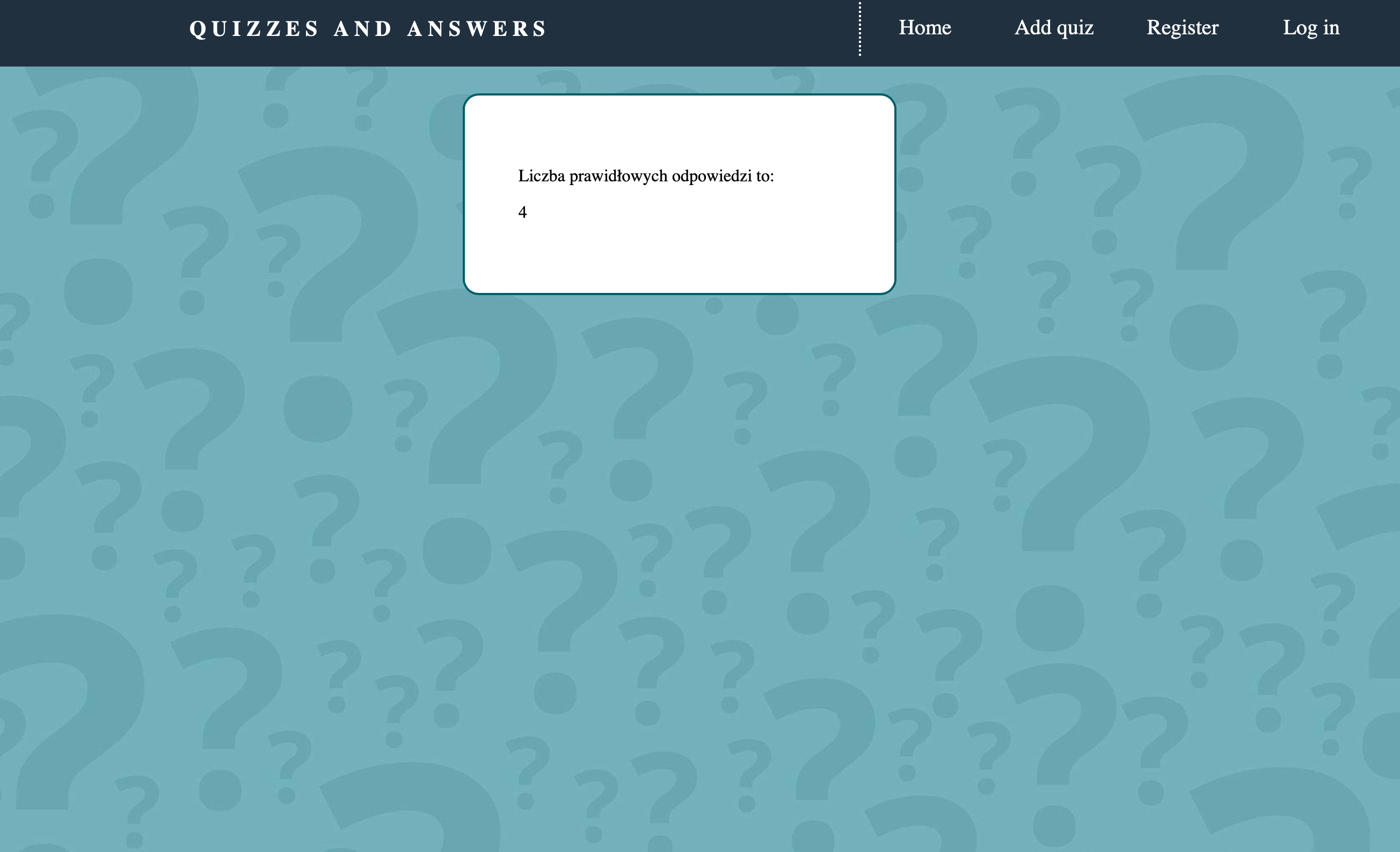 GitHub - MaciejKicinski/QuizApplication: Spring Boot, Thymeleaf, Bootstrap