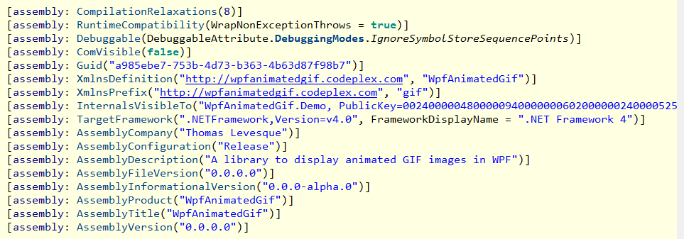 Version is 0.0.0.0 · Issue #80 · XamlAnimatedGif/WpfAnimatedGif · GitHub
