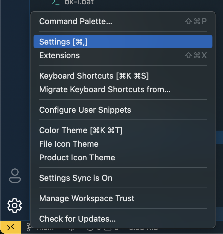 A Misalignment Of A Few Menus Shortcut Keys Macos · Issue 161347 · Microsoftvscode · Github