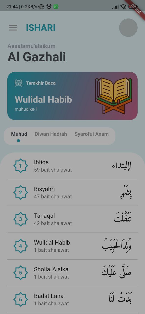 GitHub - MrSaan/ishari: Aplikasi membaca dan mendengarkan shalawat ishari dari kitab syaraful ...