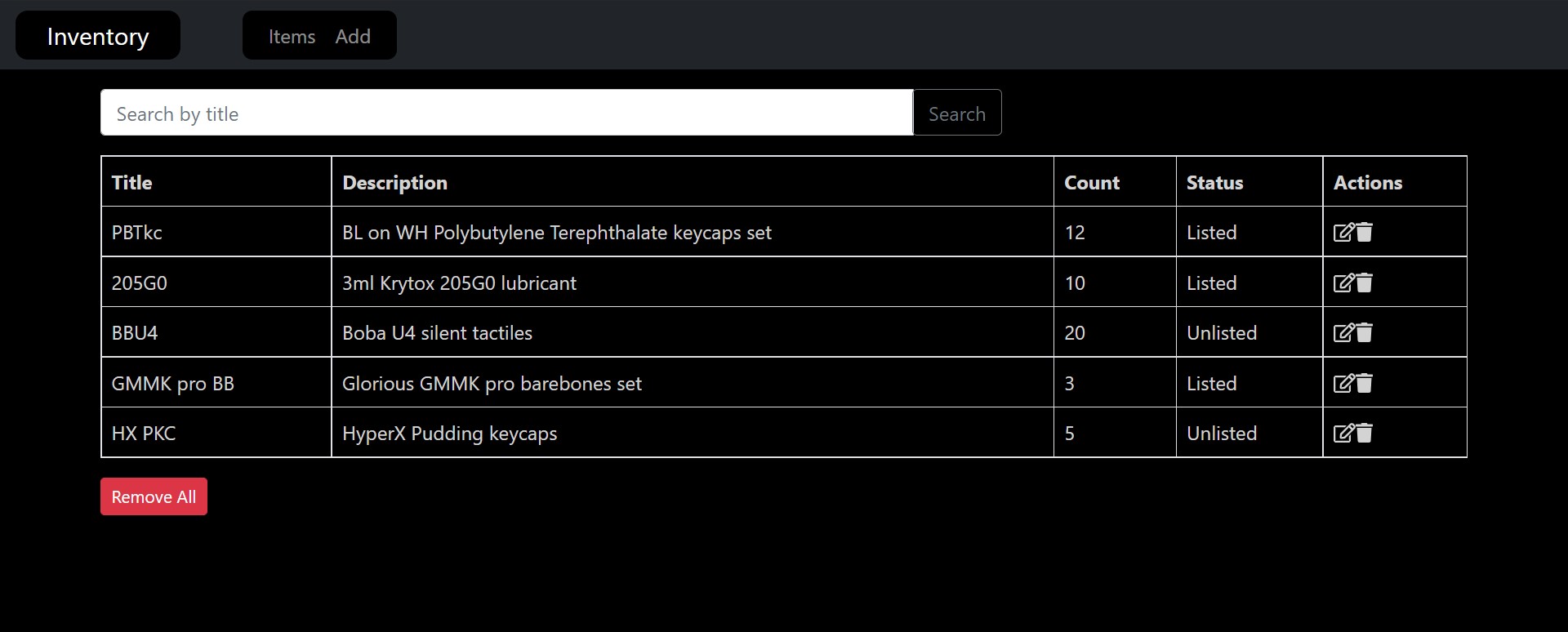 GitHub - ankith-v/InvMgmt-React-CRUD: Inventory management app - Frontend