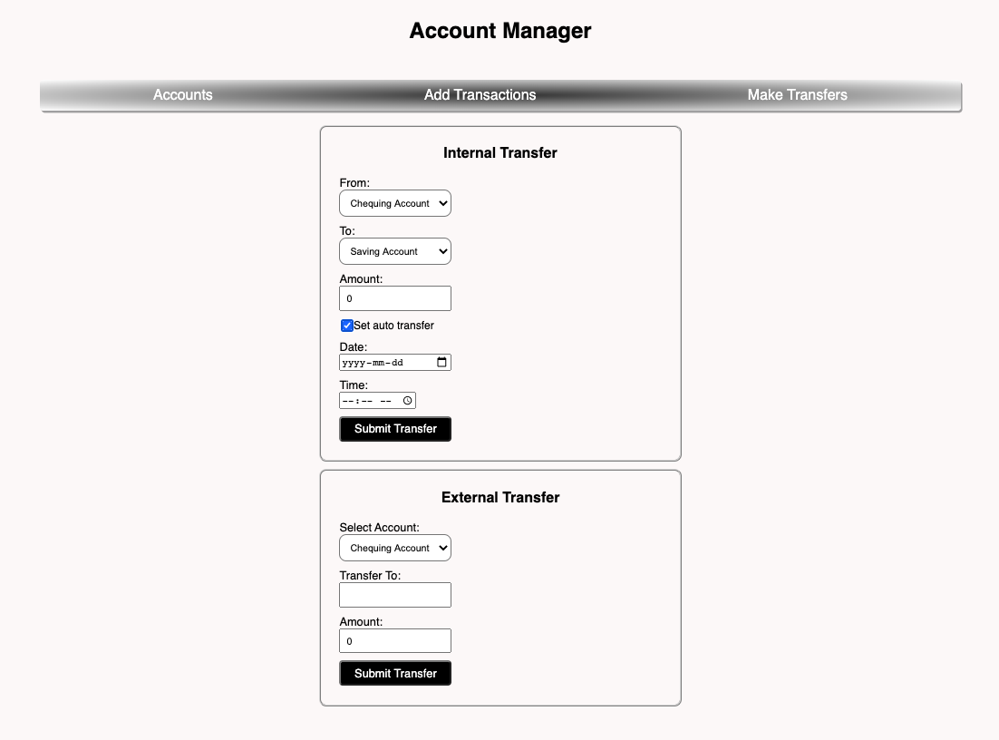 GitHub - Xindan-Zhang/Online-Banking-Website