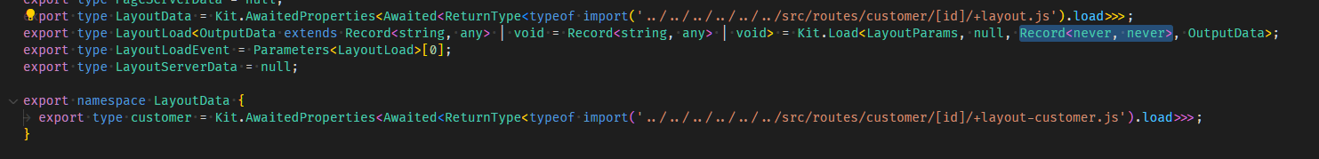 load parent function doesn't infer LayoutData from named layout · Issue #6013 · sveltejs/kit ...