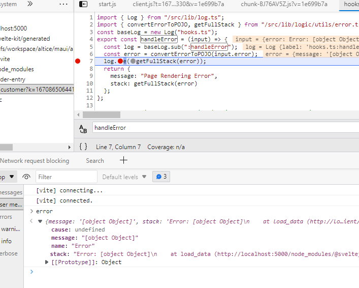 Errors Not Correctly Handled When It Occurs In Rver · Issue 8108 · Sveltejskit · Github 8756