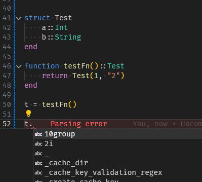 No autocomplete when defining a variable using result of a function · Issue #3394 · julia-vscode ...