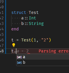 No autocomplete when defining a variable using result of a function · Issue #3394 · julia-vscode ...
