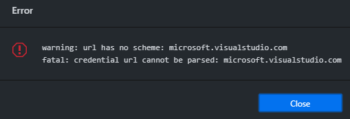 GitHub Desktop unable to fetch ("url has no scheme") · Issue #9597 · desktop/desktop · GitHub