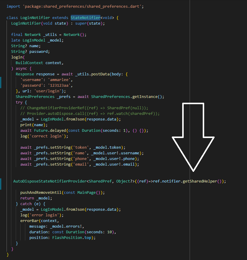 I can't invoke method from StateNotifier's classes in another StateNotifier class · Issue #974 ...