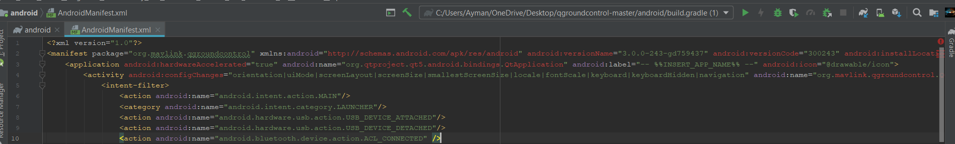 qt5AndroidDir · Issue #7663 · mavlink/qgroundcontrol · GitHub