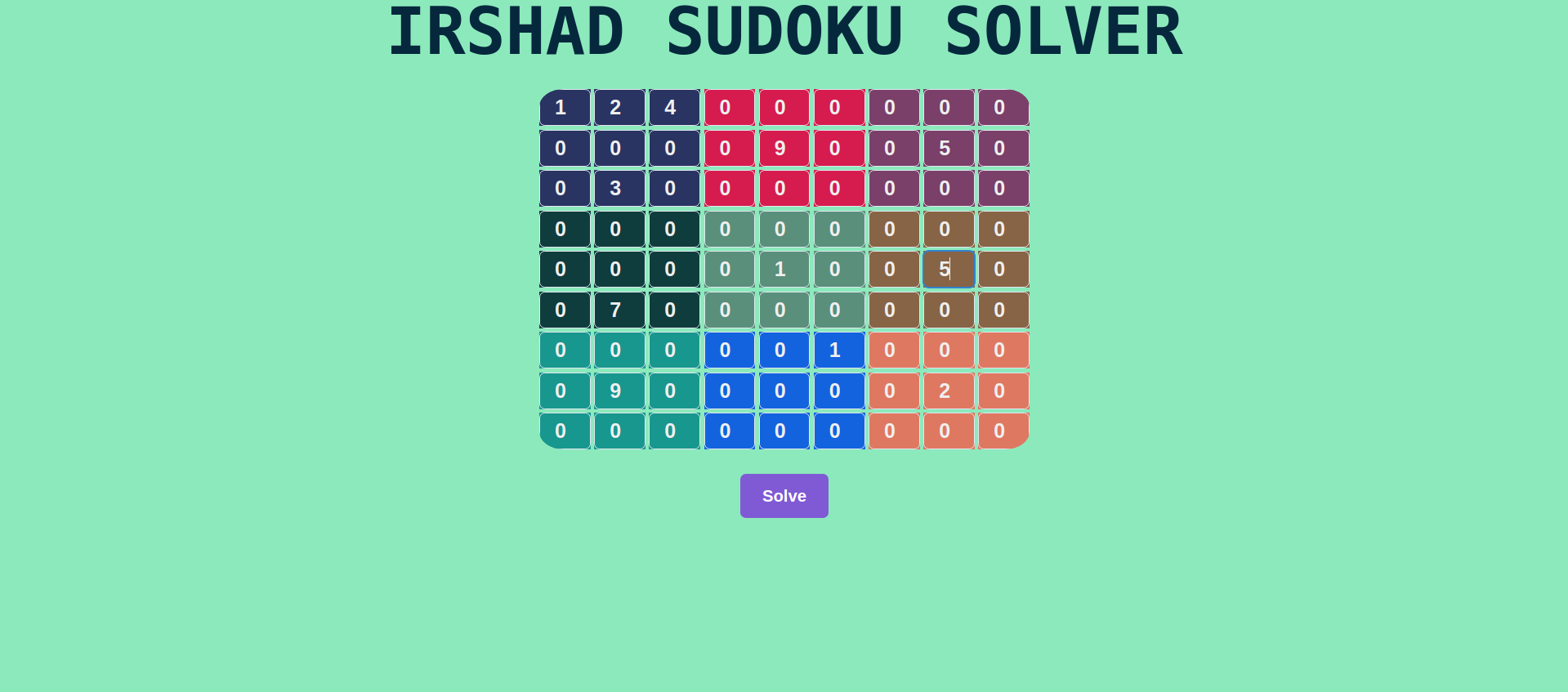 GitHub - Irshad-1/sudoku: A sudoku solver . A sudoku is a logic-based ...