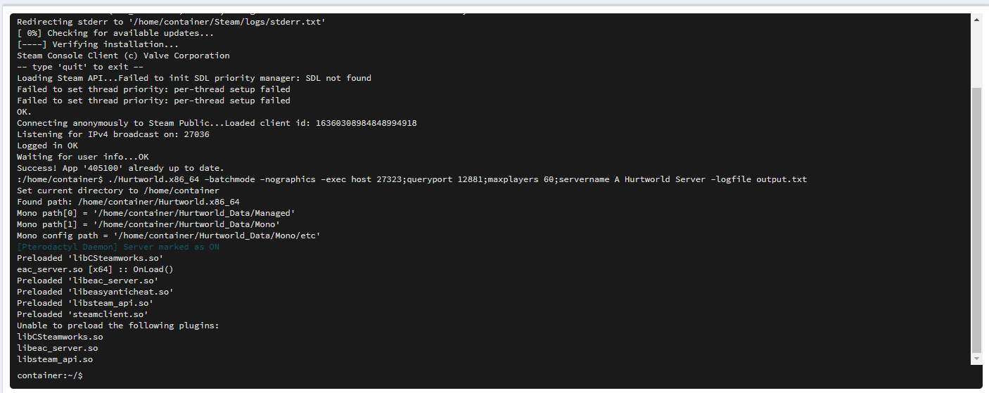 Hurtworld Support · Issue #486 · pelican-eggs/eggs · GitHub