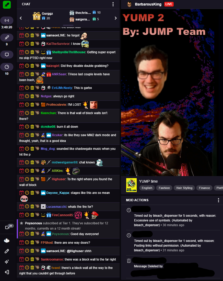 Mod View: Sometimes triggering emote autocomplete by typing a colon ...