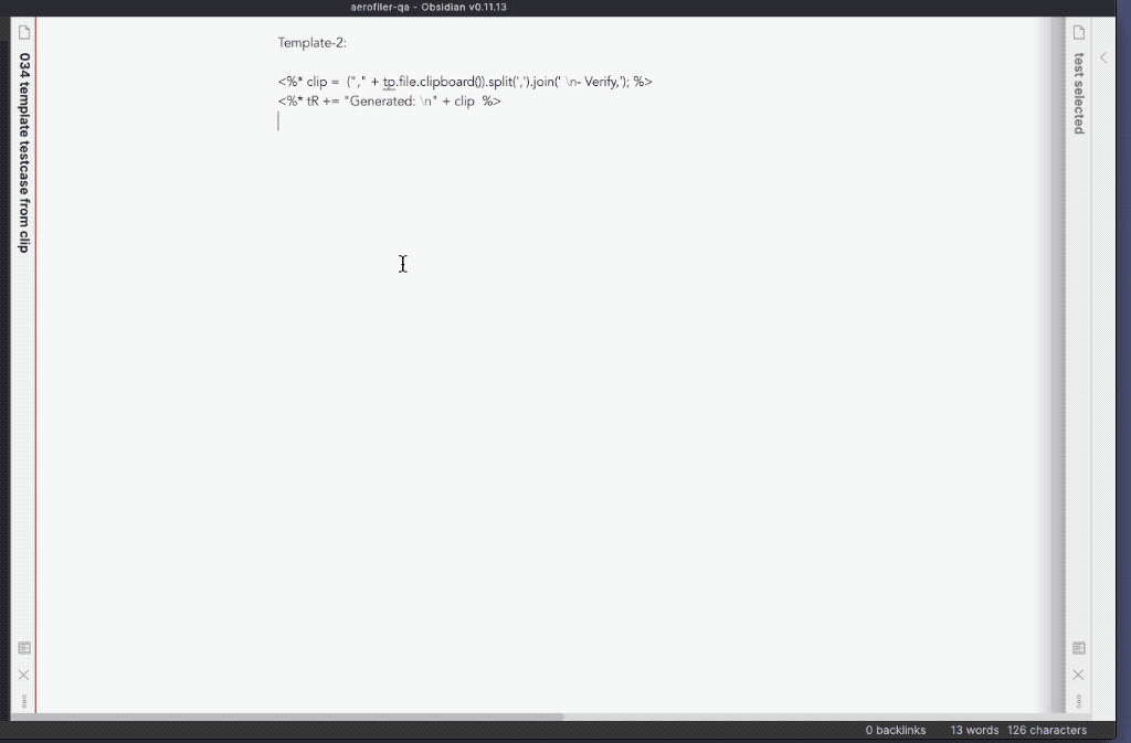Help needed to fix template using tp.file.clipboard() · Issue #115 · SilentVoid13/Templater · GitHub