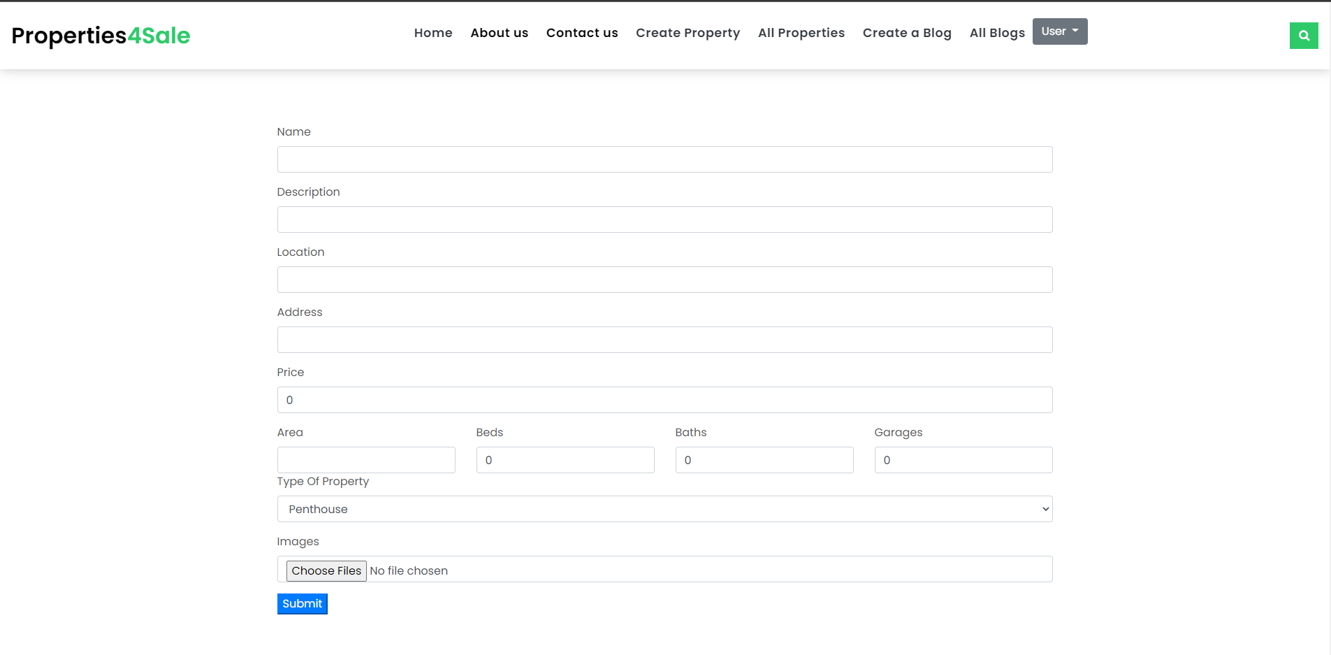 GitHub - Ivo-Handzhiyski/Properties4Sale: Properties4Sale is a ASP.NET Core application ...