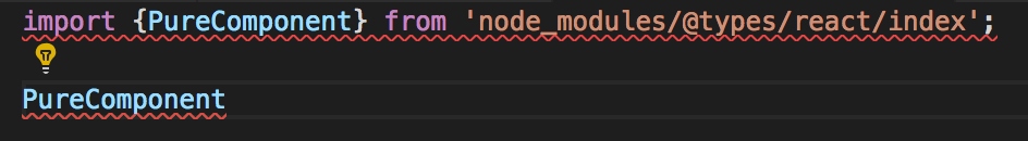Intellisense import imports `@types` instead of the package itself ...
