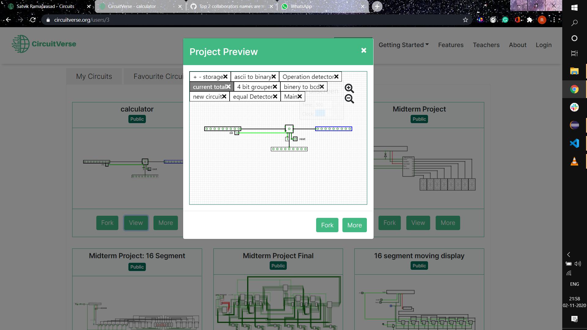 Pressing "more" button gives a 404 · Issue #1875 · CircuitVerse/CircuitVerse · GitHub