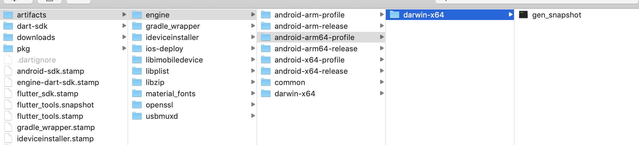 flutter channel v1.12.13-hotfixes not download flutter.jar to cache/artifacts/engine/android ...
