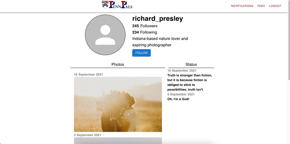 GitHub - HENIL-SATRA/Penn-Pals: Dynamic Social Media WebApp for Penn students using React, JS ...