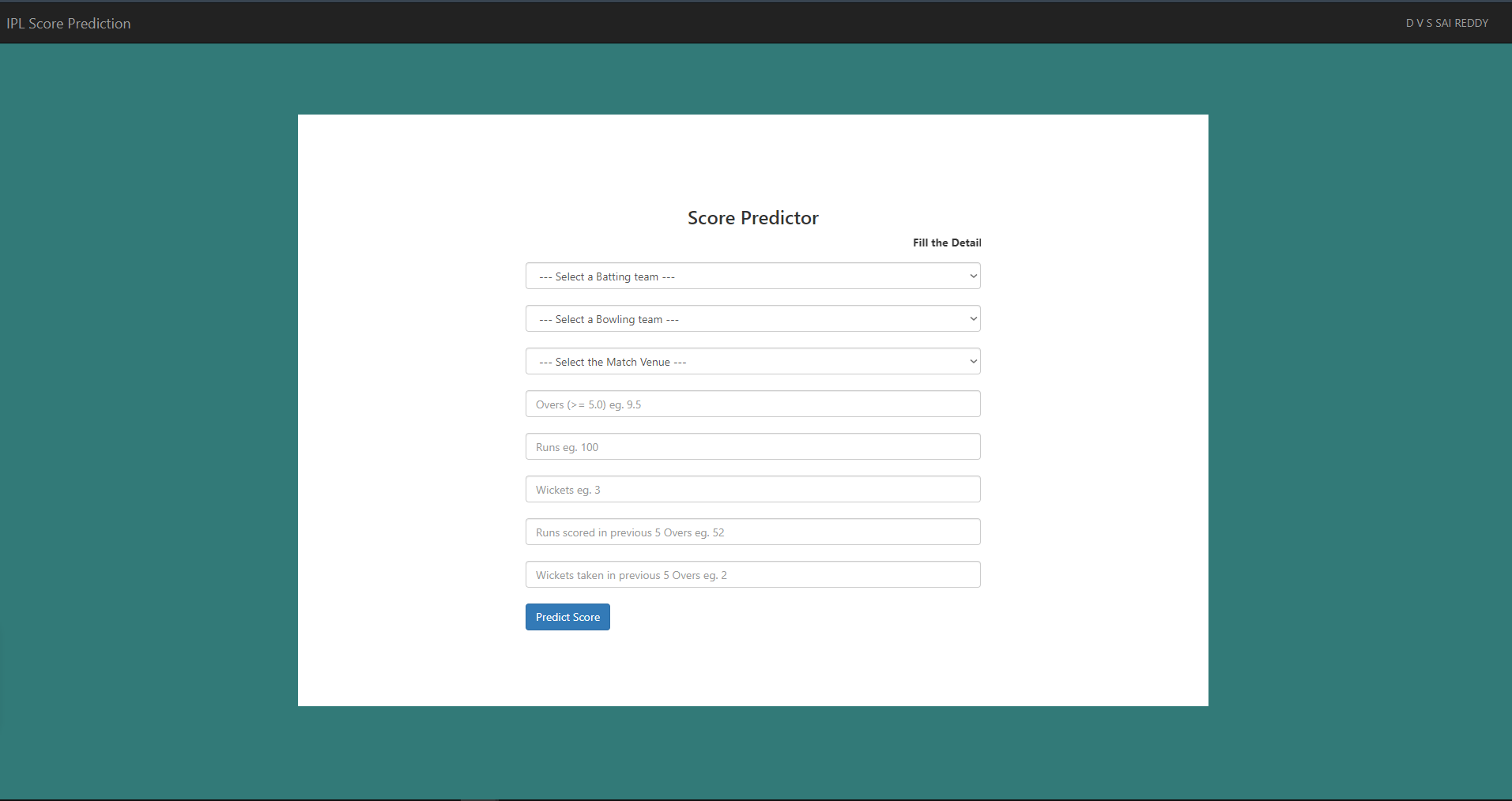 GitHub - saireddy1514/IPL_Score_Prediction: IPL Score Prediction using ...