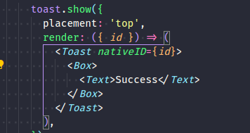 Toast nativeID error · Issue #1220 · gluestack/gluestack-ui · GitHub