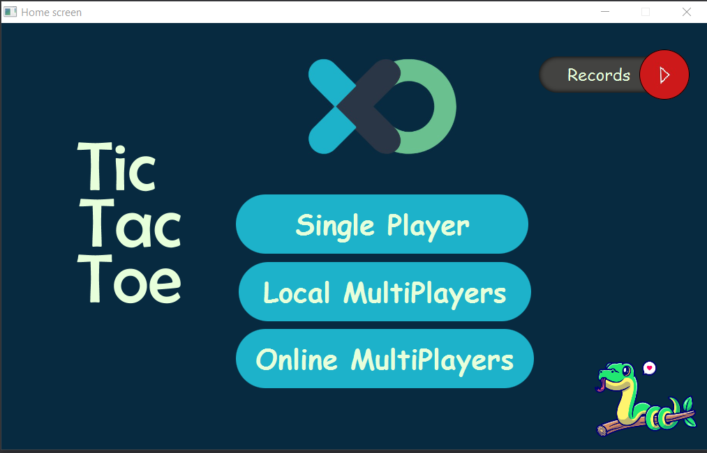 GitHub - Nada-Mohammed-Kamal/tic-tac-toe-java: Tic Tac Toe and snack game