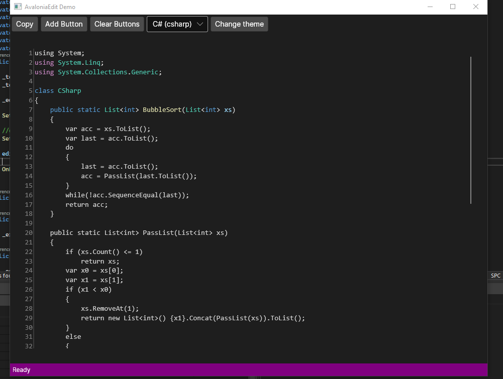 [NEEDS HELP] Refactor TextMateSharp integration by Takoooooo · Pull ...
