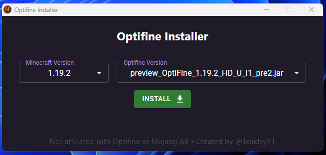 GitHub - teakivy/OptiFine-Installer