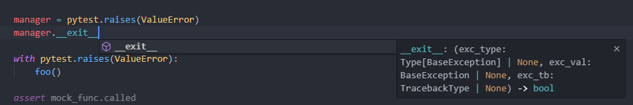 Pylance incorrectly identifying code as unreachable in Pytest test ...