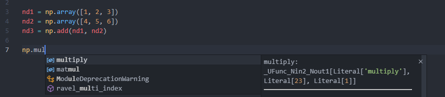 Numpy ufunc has no intellisense! · Issue #751 · microsoft/pylance-release · GitHub