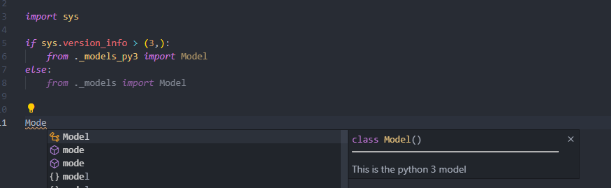 Pylance issue with autocomplete and popup information for ambiguous ...