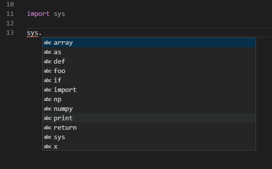 No completions directly after `.` · Issue #369 · microsoft/pyright · GitHub