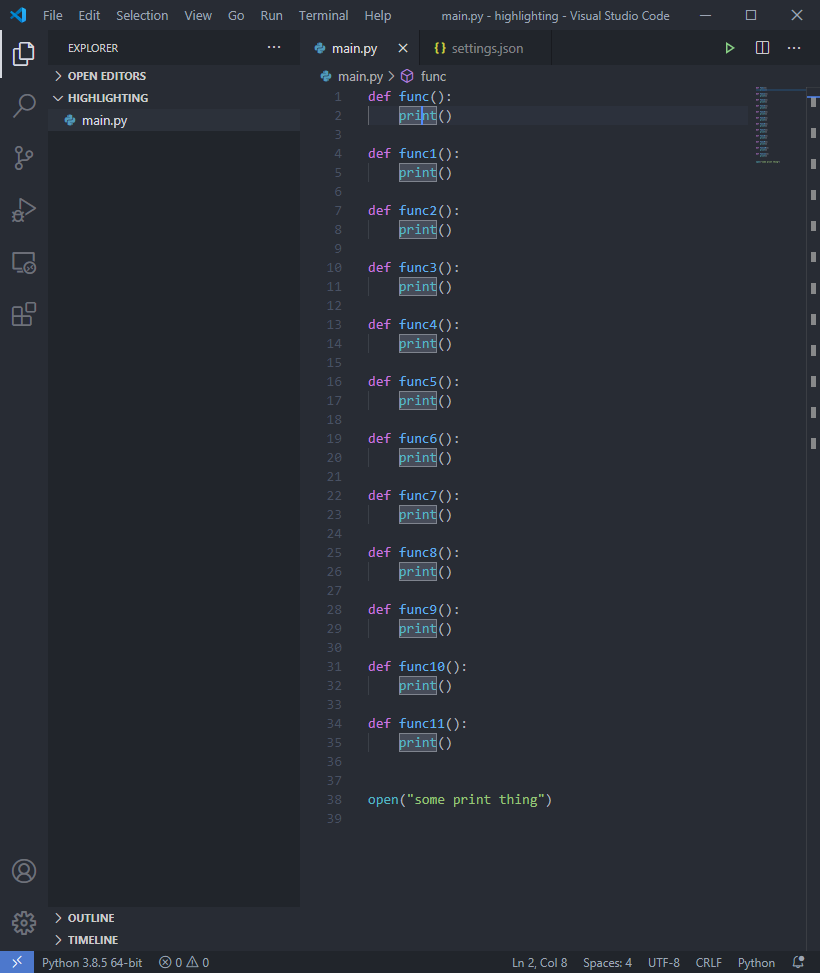 OccurrencesHighlight flag turns off scrollbar`s highlight · Issue #205 ...
