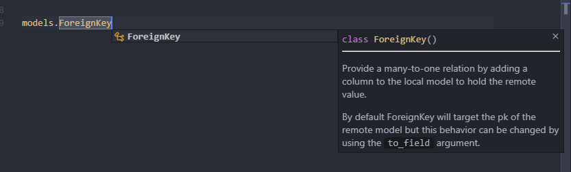 Docstrings missing in django, but go-to-def goes to a place with ...