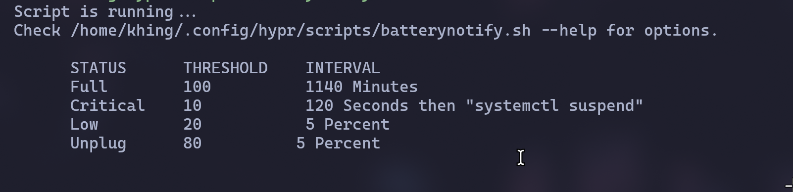 Charging notification issue · Issue #449 · prasanthrangan/hyprdots · GitHub