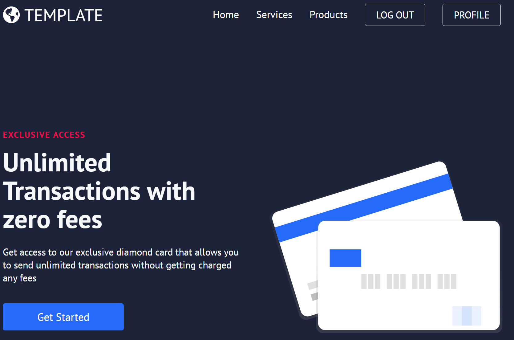 GitHub - ReaganCarter01/Login-React-Template: A React based website ...