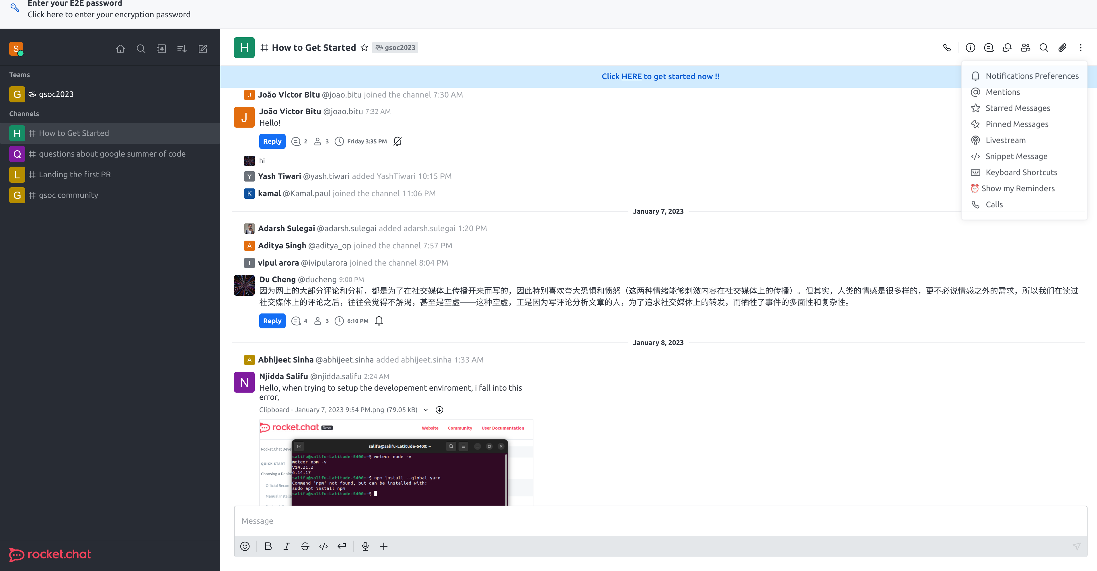 App crashes on selecting pinned messages in a channel. · Issue #2579 ...