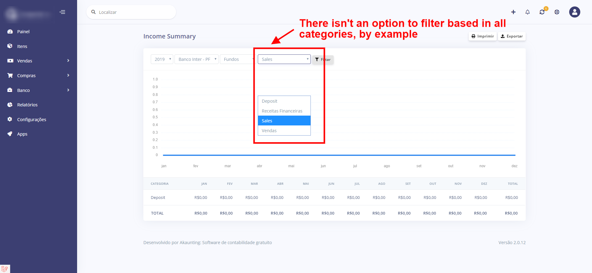 Impossible to Filter Report Using Only One Criteria · Issue #1454 ...
