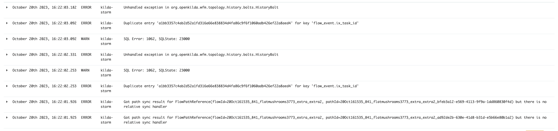History: Regular flow: SYNC in the scope of Isl recovering(SLA): Absence of the sync event in ...