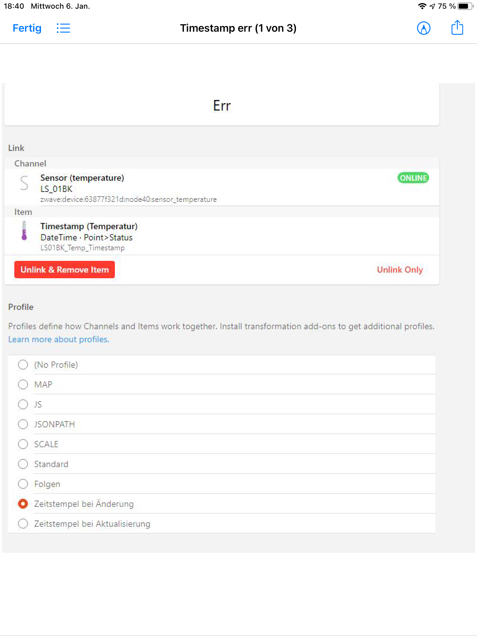 Timestamp item fault on analog channel (temperature) · Issue #1389 · openhab/openhabian · GitHub
